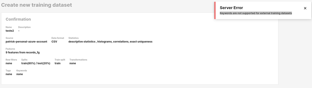 Error when trying to create dataset storing to ADLS - Hopsworks.ai - Hopsworks Community