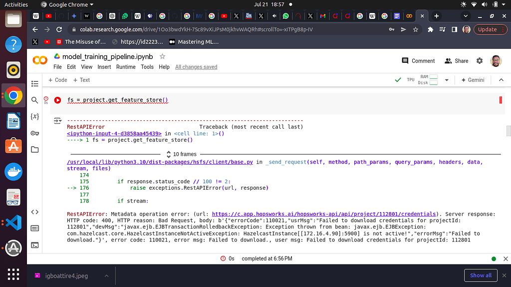 For some reasons i cant access my feature group and views - Hopsworks ... For some reasons i cant access my feature group and views - Hopsworks ...